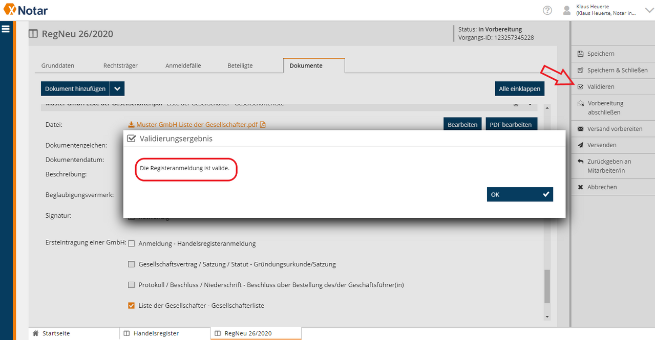 Alle Schritte einer Registeranmeldung auf einen Blick | Onlinehilfe der ...