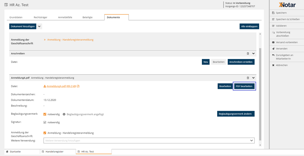 Erstellen individueller Vorlagen und Beglaubigungs ...